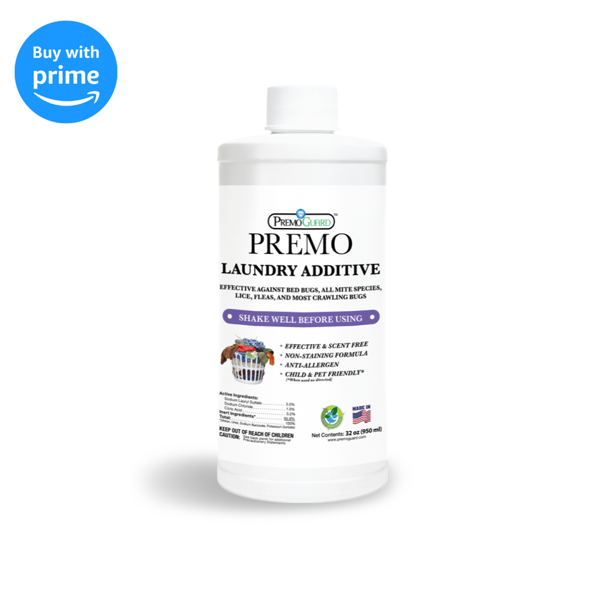 Mite Killer & Bed Bug Laundry Additive | All Natural | Premo Guard