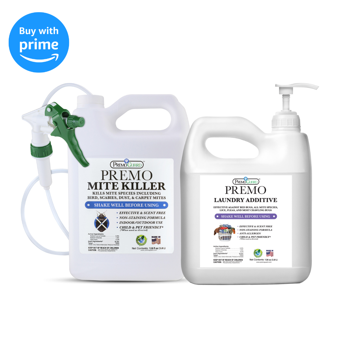 Mite Killer 128 oz & Laundry Additive 128 oz | 20% Off Treatment Bundl ...